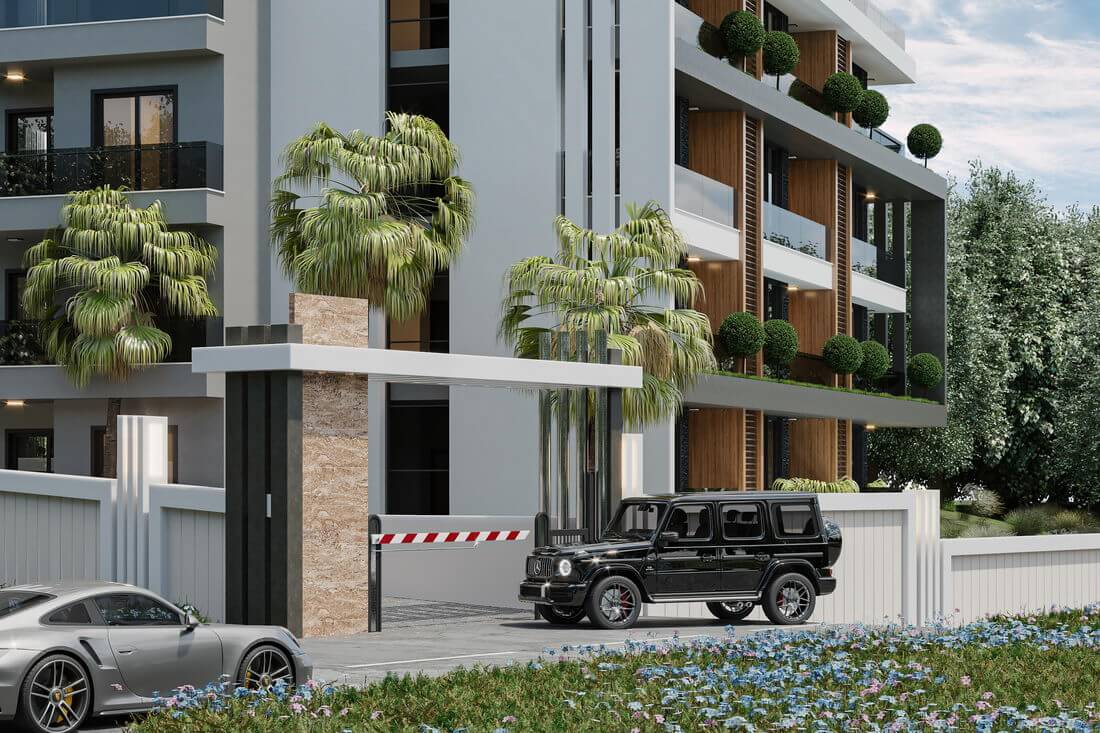 Prestigious complex in a quiet area 1200 meters from the sea